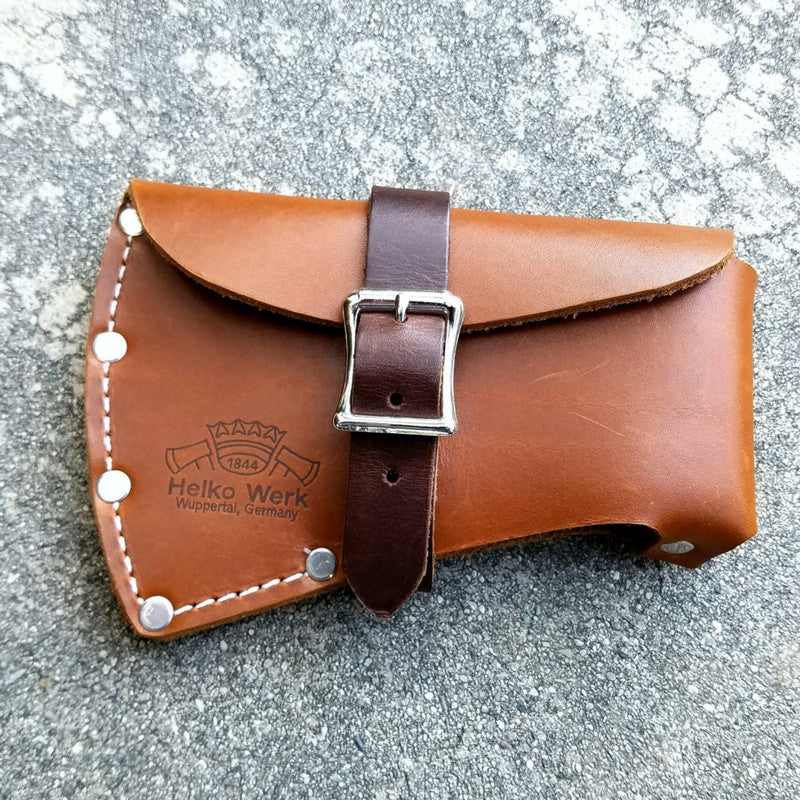 Helko Werk | Deluxe Full Head Leather Hatchet Sheath – Helko Werk | Axe ...